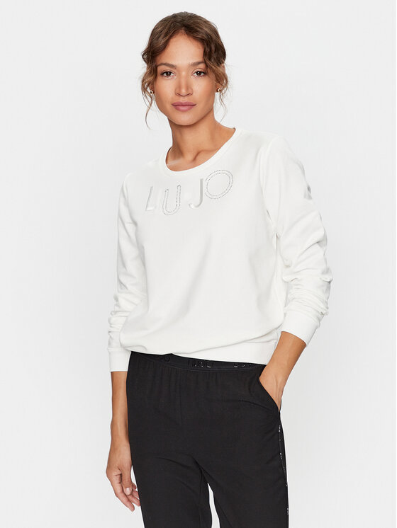 Liu Jo Bluza TF3080 F0702 Biały Regular Fit | Modivo.pl