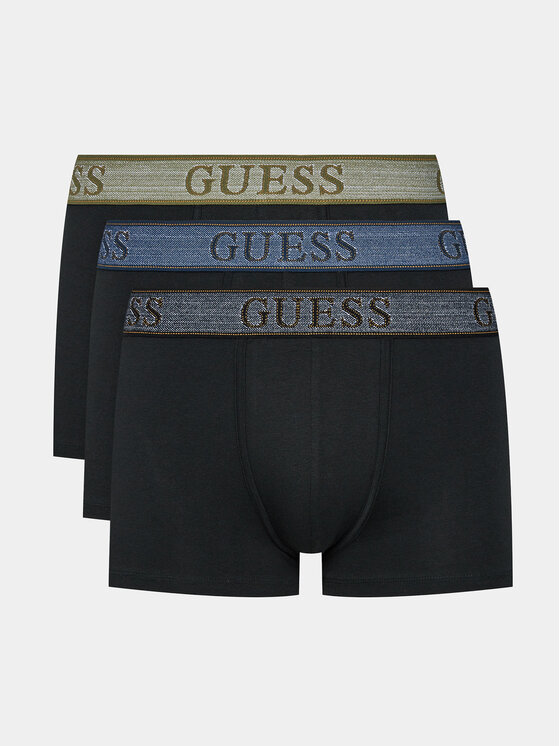 Guess Set 3 perechi de boxeri U3BG13 K6YW0 Negru | Modivo.ro