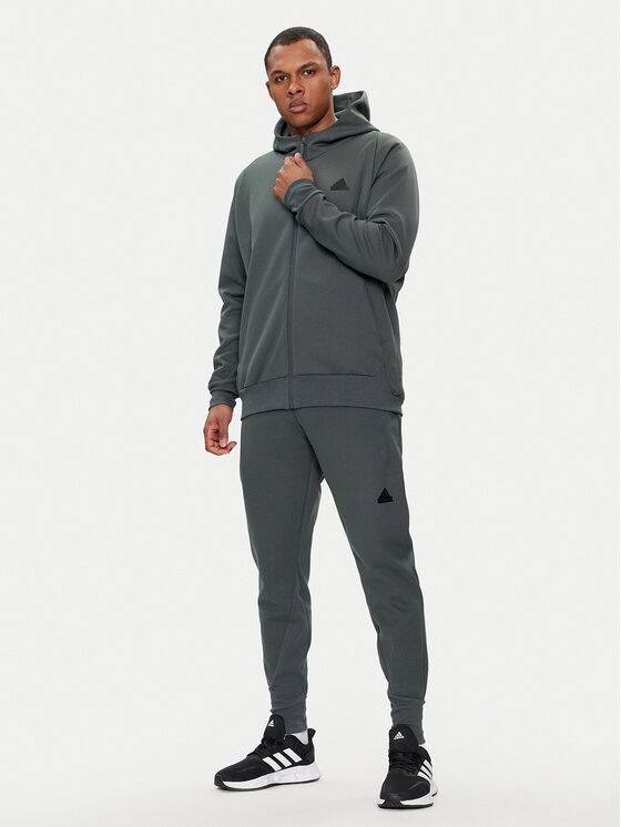 adidas Spodnie dresowe Z.N.E. Winterized IR5244 Zielony Regular Fit ...