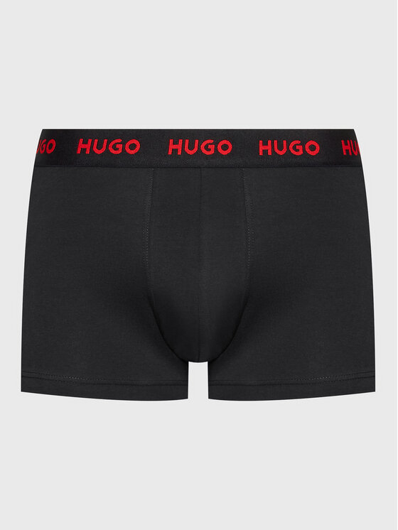 Hugo Set od 3 para bokserica Trunk Triplet Design 50480170 Crna | Modivo.hr