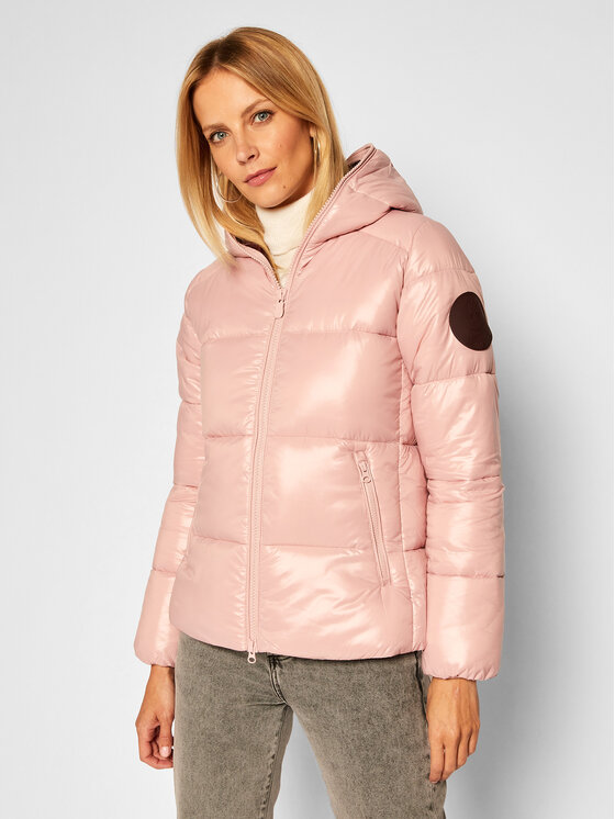 Save The Duck Kurtka puchowa D3809W LUCKY Różowy Regular Fit | Modivo.pl