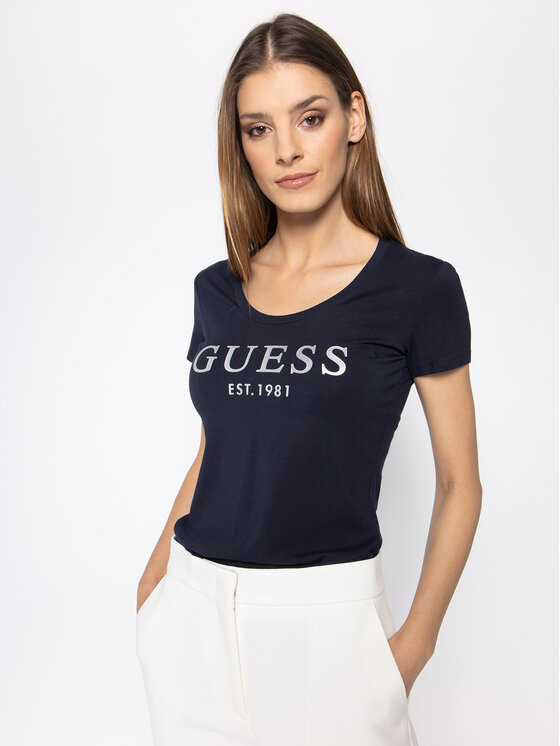 Guess Tričko Femme W0GI0J J1300 Fialová Regular Fit | Modivo.sk