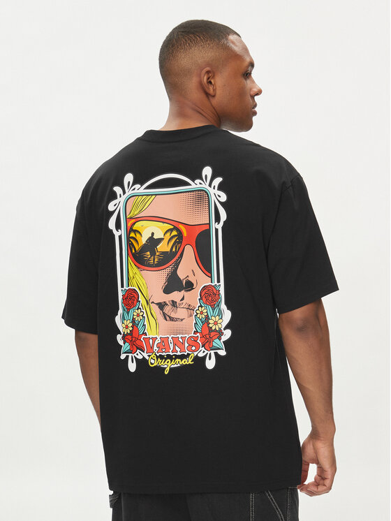 Vans T-Shirt Og Summer Loose Ss VN000JK4 Černá Regular Fit | Modivo.cz