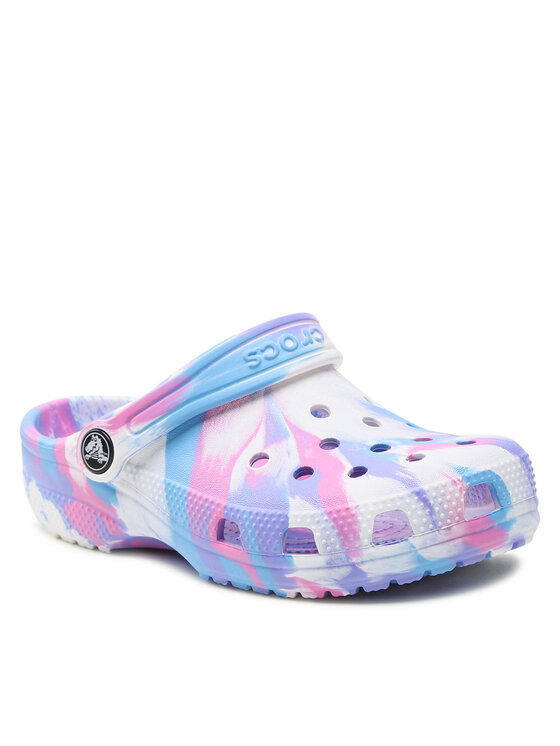 Crocs Pantoletten Classic Marbled Clog K 207464 Bunt | Modivo.de
