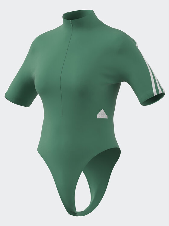 adidas Body Future Icons 3-Stripes Bodysuit IB8529 Grün Slim Fit ...