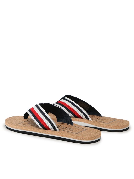 Tommy Hilfiger Flip flop Cork Beach Sandal FM0FM04475 Colorat | Modivo.ro