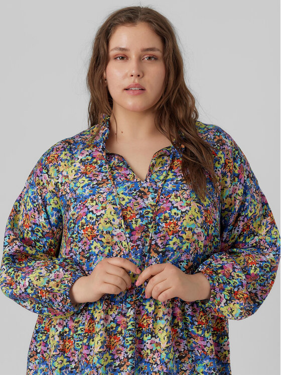Vero Moda Curve Rochie de vară 10291258 Colorat Loose Fit | Modivo.ro