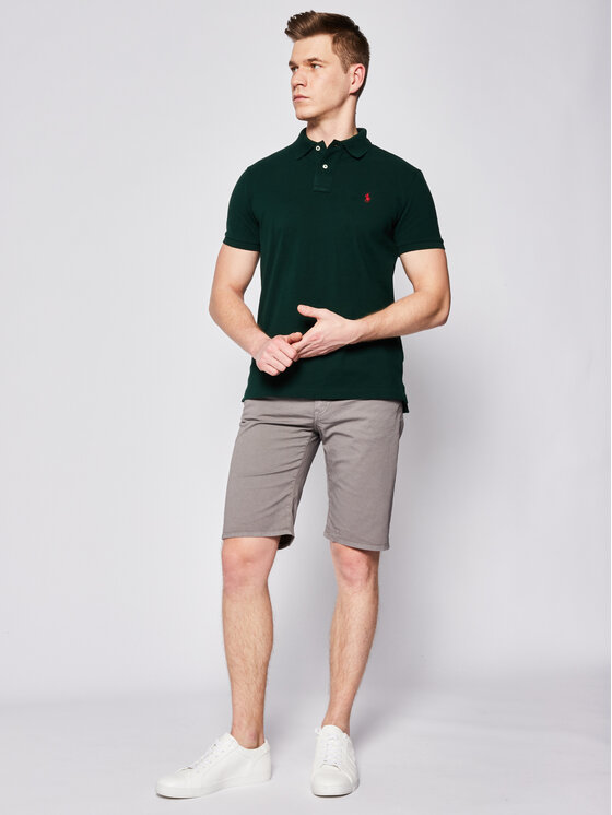 Polo Ralph Lauren Polokošeľa Core Replen 710782592 Zelená Custom Slim ...