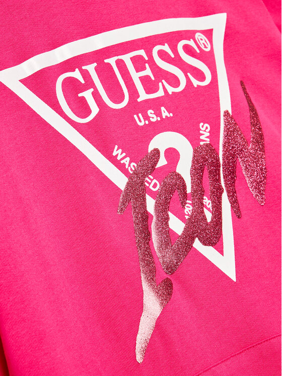 Guess Haljina za svaki dan J3YK33 KA6R3 Ružičasta Regular Fit | Modivo.hr