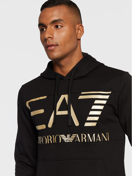EA7 Emporio Armani Bluza 6LPM52 PJFGZ 0208 Czarny Regular Fit | Modivo.pl