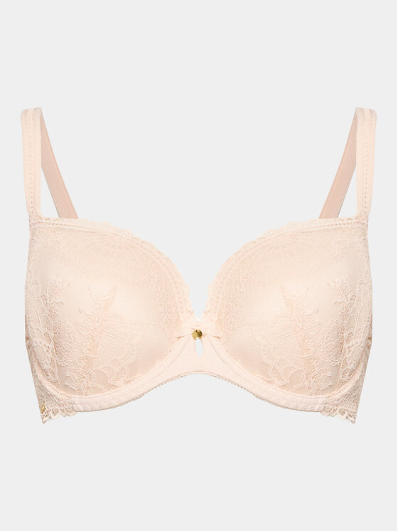 Selmark Biustonosz z fiszbiną Penelope 31017D Różowy | Modivo.pl