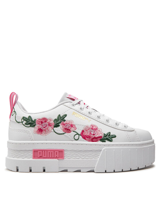 Puma Sneakersy Mayze Embroidery Jr 397281-01 Bílá | Modivo.cz