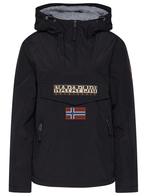 Napapijri Kurtka anorak Rainforest Pocket 1 NP0A4EGY Czarny Regular Fit ...