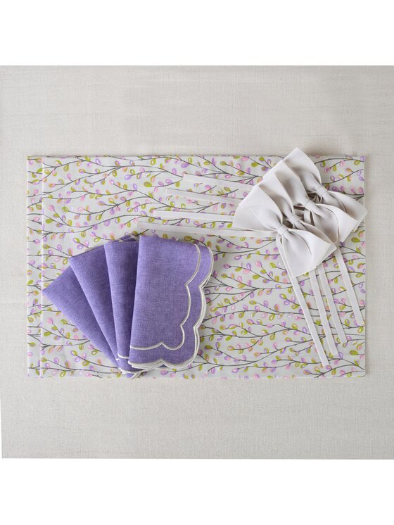 Roseberry Home Podkładka akrylowa Purple Catkins Beżowy | Modivo.pl