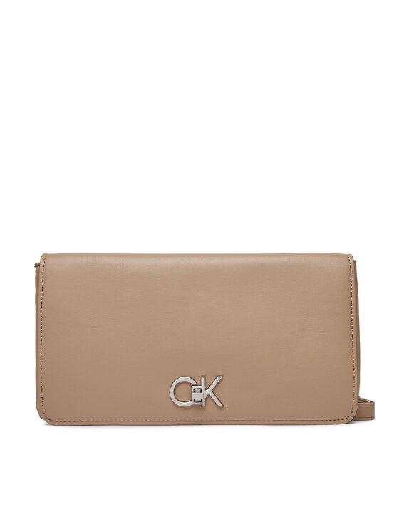 Calvin Klein Geantă Re-Lock Double Gusette K60K611336 Bej | Modivo.ro