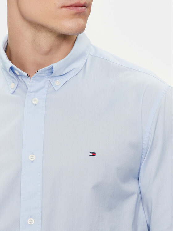 Tommy Hilfiger Koszula MW0MW30934 Błękitny Regular Fit | Modivo.pl