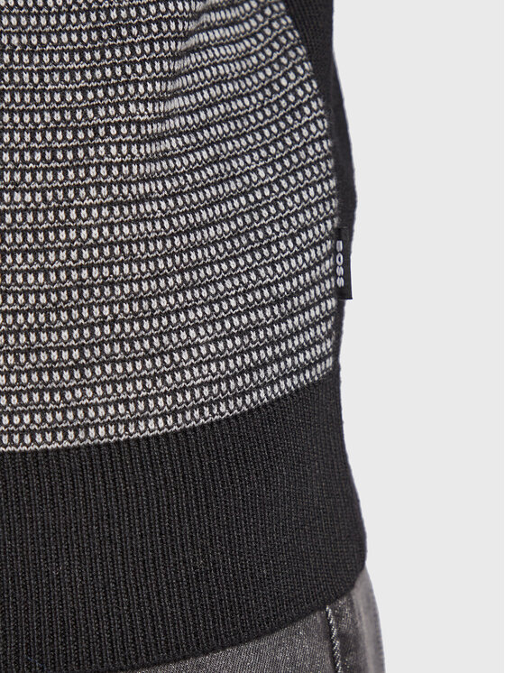 Boss Kardigan Ladriano 50477364 Černá Regular Fit | Modivo.cz