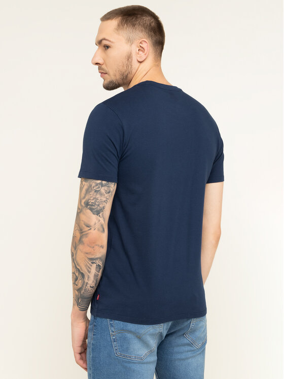 Levi's® T-Shirt Housemark Tee 17783-0139 Granatowy Regular Fit | Modivo.pl