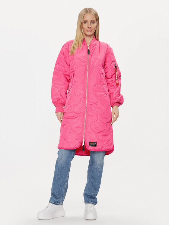 Alpha Industries Bomber striukė MA-1 ALS Coat 108009 Rožinė Regular Fit ...