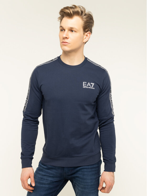 EA7 Emporio Armani Bluza 3HPM23 PJ05Z 1554 Granatowy Regular Fit | Modivo.pl