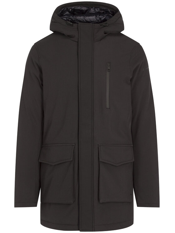 Champion Geacă de iarnă Hooded 213551 Negru Regular Fit | Modivo.ro