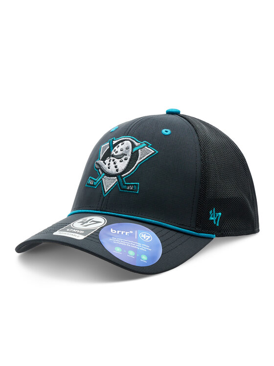 47 Brand Cap NHL Anaheim Ducks brrr Mesh Pop '47 MVP H-BRPOP25BBP-BK ...
