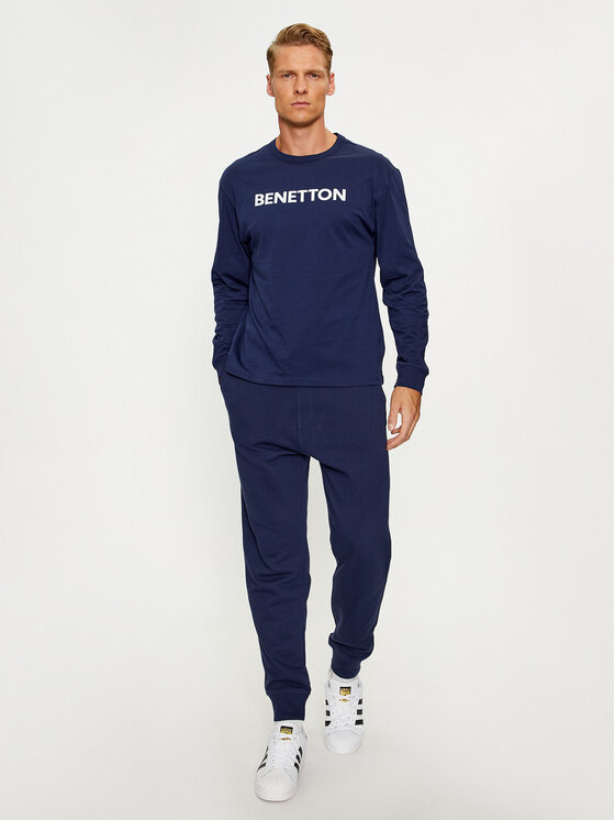 United Colors Of Benetton Jogginghose 3j68uf00k Dunkelblau Regular Fit