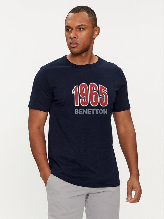 United Colors Of Benetton T-krekls 3I1XU100A Tumši zils Regular Fit ...