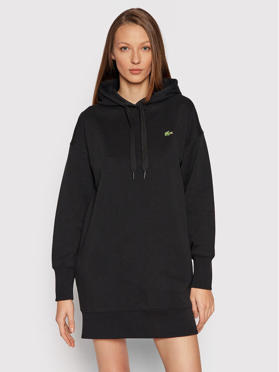 Lacoste Úpletové šaty EF0657 Čierna Regular Fit | Modivo.sk