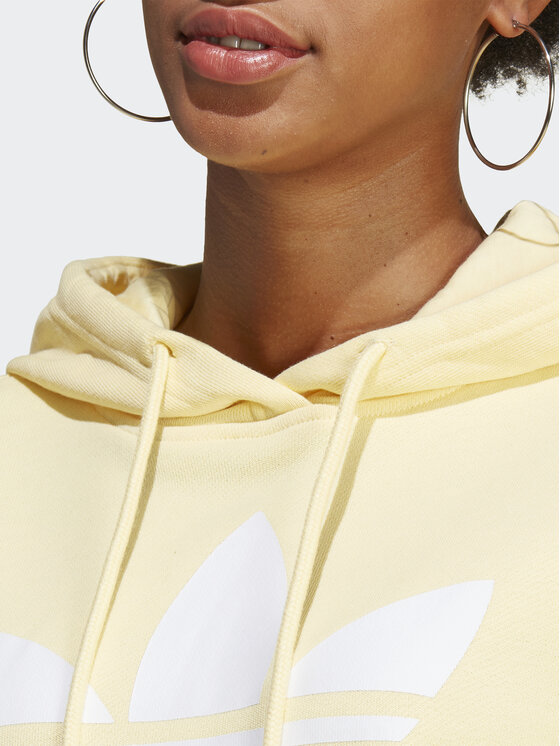 adidas Суитшърт Trefoil Hoodie IB7434 Жълт Regular Fit | Modivo.bg