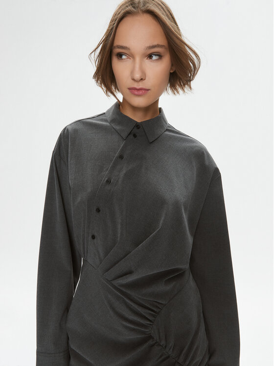 Herskind Haljina za svaki dan Dorthea 4904988 Siva Regular Fit | Modivo.hr