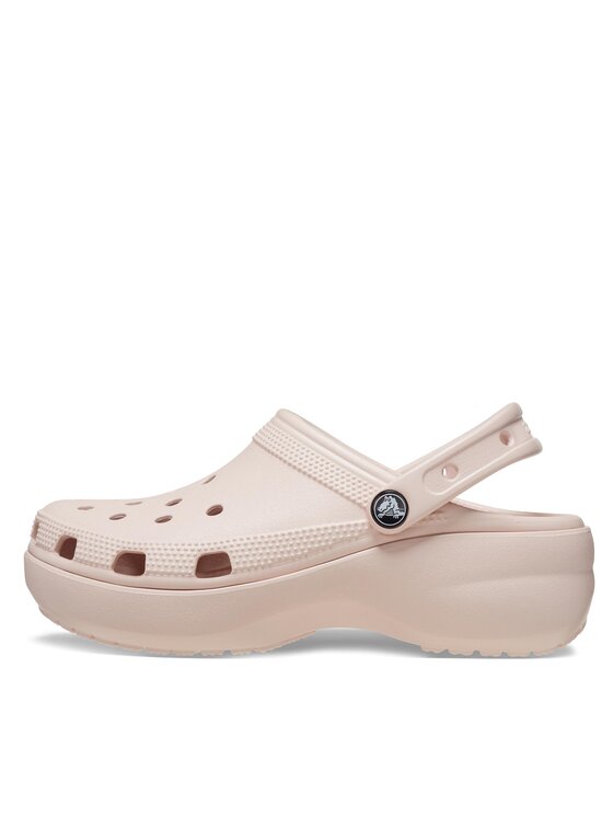 Crocs Klapki Classic Platform Clog W 206750 Różowy | Modivo.pl