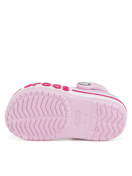 Crocs Klapki BAYABAND CLOG T 207018-6TG Różowy | Modivo.pl