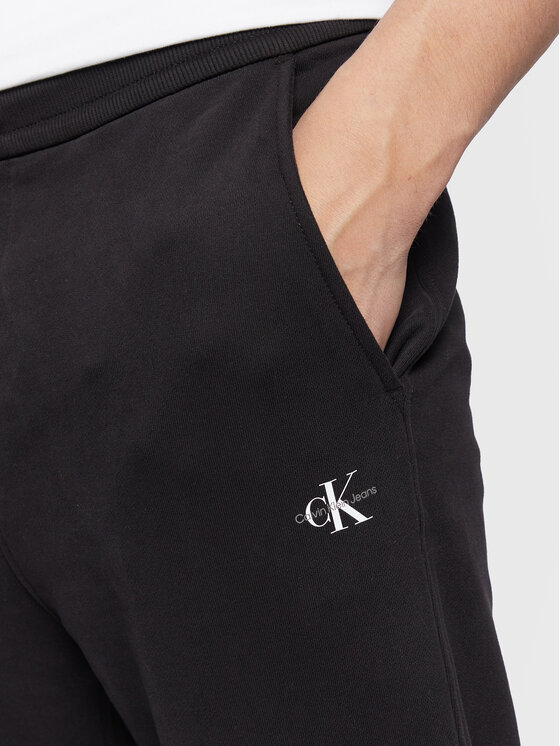Calvin Klein Jeans Teplákové Kalhoty J30j322484 Černá Regular Fit