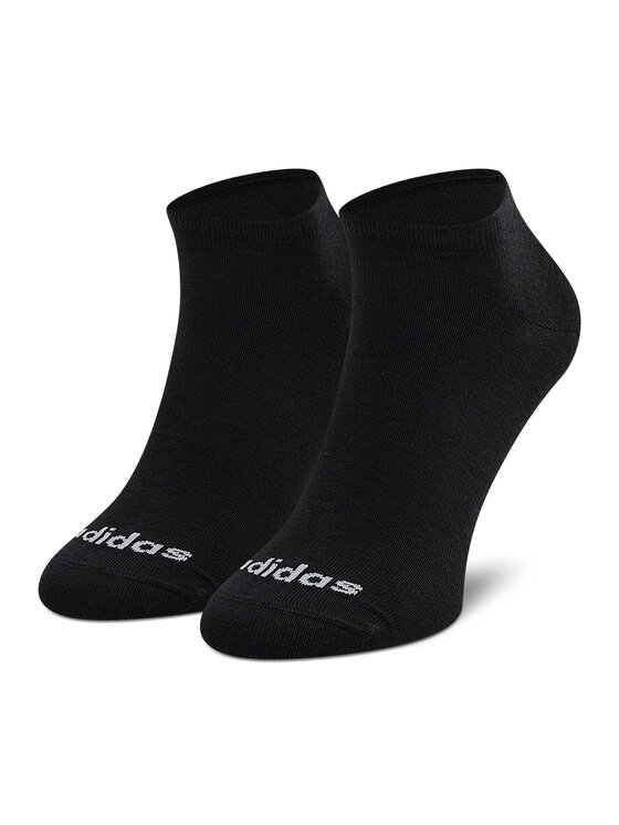 adidas Set de 3 perechi de șosete joase unisex Low Cut 3PP GE6137 ...