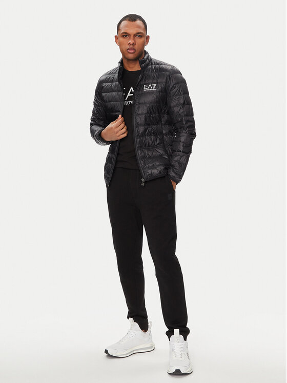EA7 Emporio Armani Pehelykabát 8NPB01 PN29Z 1200 Fekete Regular Fit | Modivo.hu