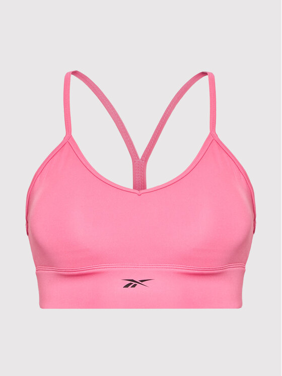 Reebok Biustonosz sportowy Workout Ready H65613 Różowy | Modivo.pl