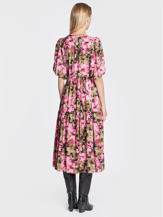 Gestuz Sukienka letnia Taralyn 10906285 Różowy Loose Fit | Modivo.pl