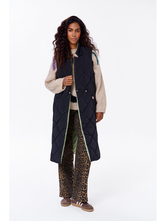 NAOKO Kamizelka Grove Walk Zielony Regular Fit | Modivo.pl