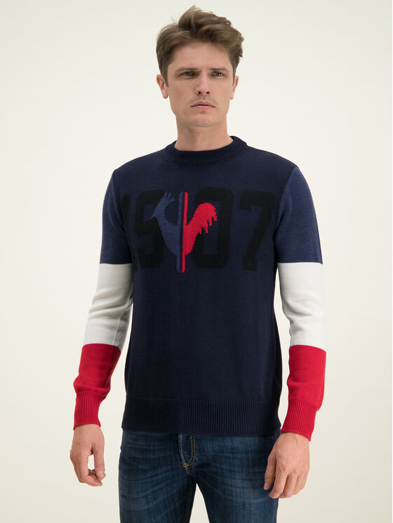 Rossignol Sweter Knit RLIMO32 Granatowy Regular Fit • Modivo.pl