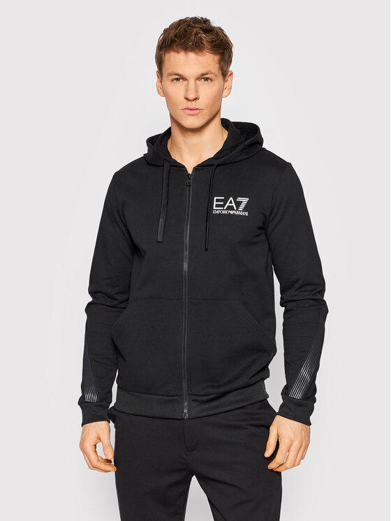 EA7 Emporio Armani Bluza 3LPM68 PJ05Z 1200 Czarny Regular Fit | Modivo.pl