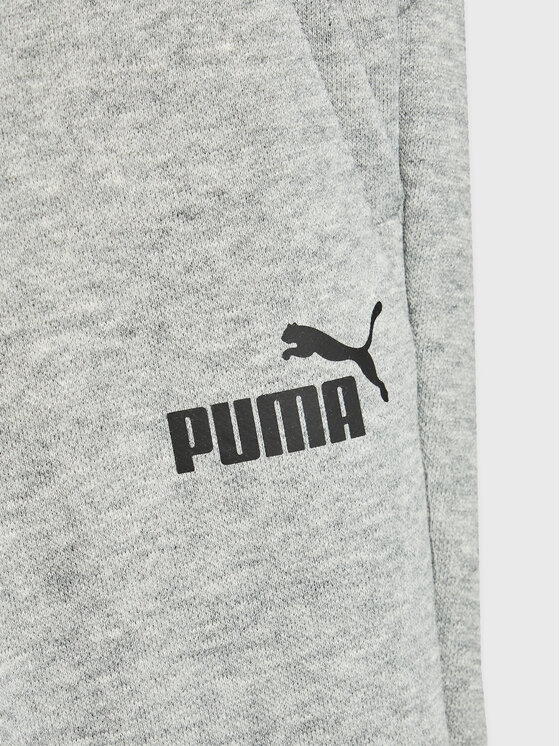 Puma Teplákové kalhoty Essentials Logo 586973 Šedá Regular Fit | Modivo.cz