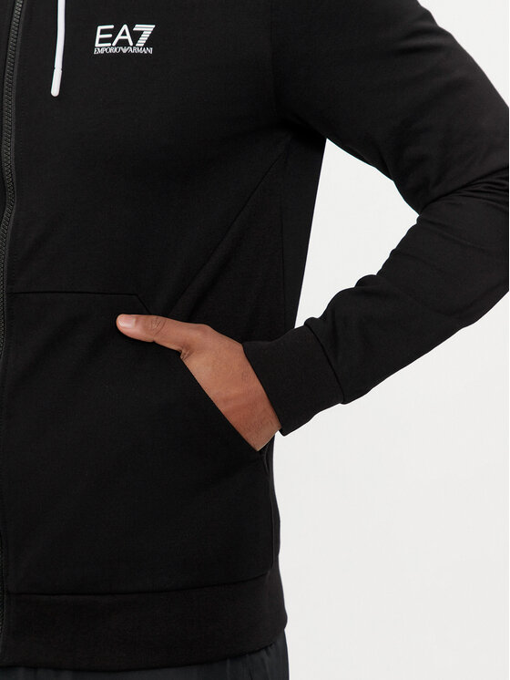 EA7 Emporio Armani Bluza 3DPM53 PJ05Z 1200 Czarny Regular Fit | Modivo.pl