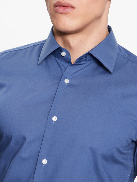 Boss Koszula 50469345 Niebieski Slim Fit | Modivo.pl