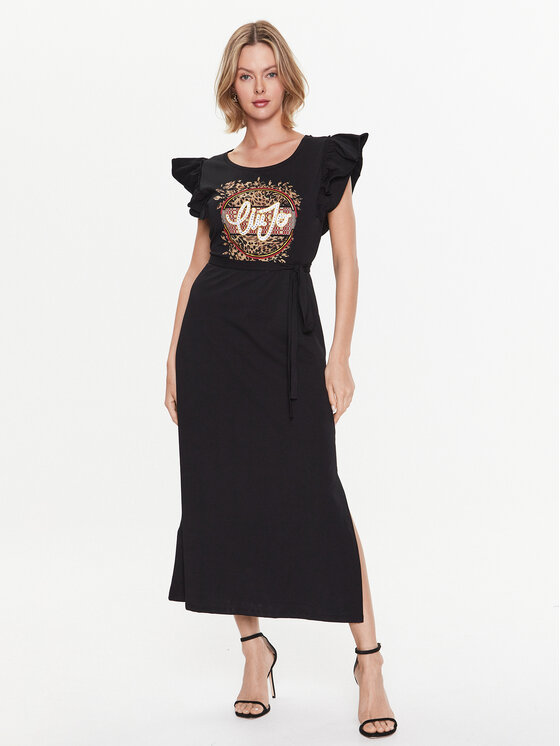 Liu Jo Sukienka codzienna WA3542 JS003 Czarny Regular Fit | Modivo.pl