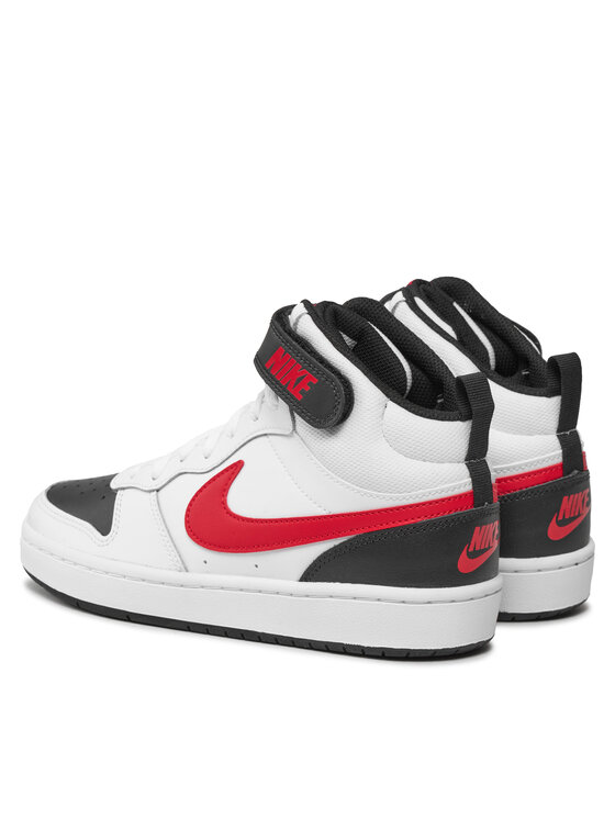 Nike Sneakersy Buty Court Borough Mid 2 (GS) CD7782-110 Bílá | Modivo.cz