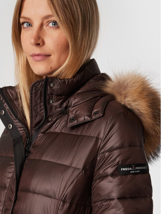 Frieda & Freddies Pernata jakna 8884C Smeđa Regular Fit | Modivo.hr