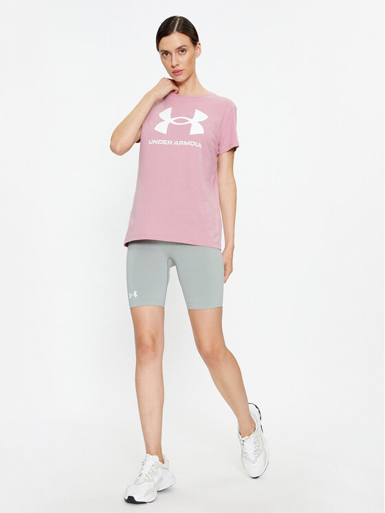 Under Armour Тишърт Ua W Sportstyle Logo Ss 1356305 Розов Loose Fit ...