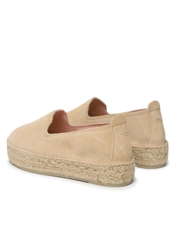 Manebi Espadryle Double Sole Espadrilles K 1.1 D0 Beżowy | Modivo.pl