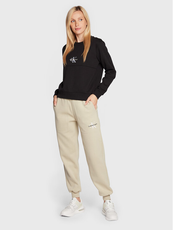 Calvin Klein Jeans Teplákové Kalhoty J20j218971 Béžová Slim Fit Modivo Cz